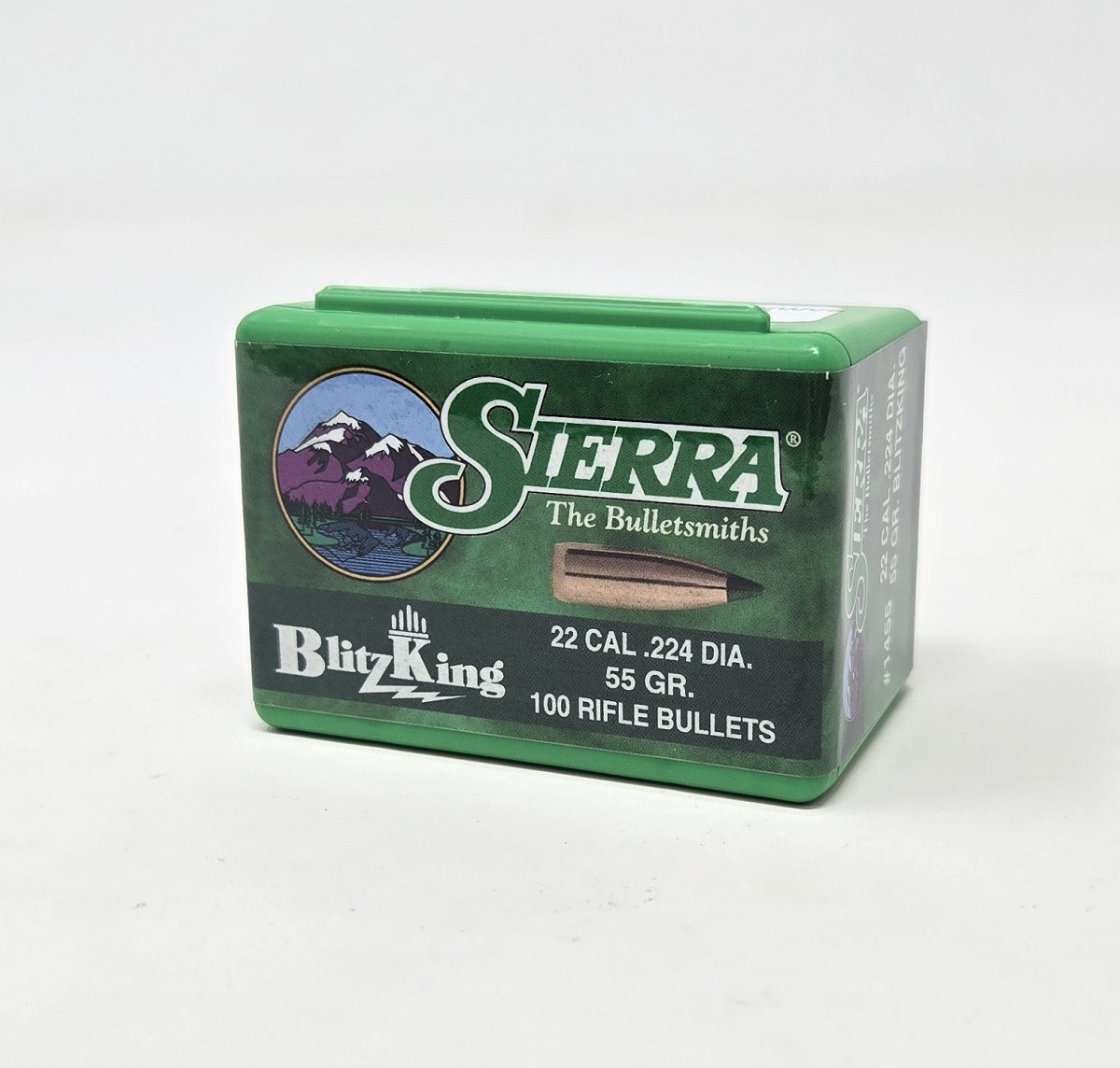 Sierra 22 Cal (.224 Dia) Reloading Bullets Blitzking SRAA1455 55 Grain ...