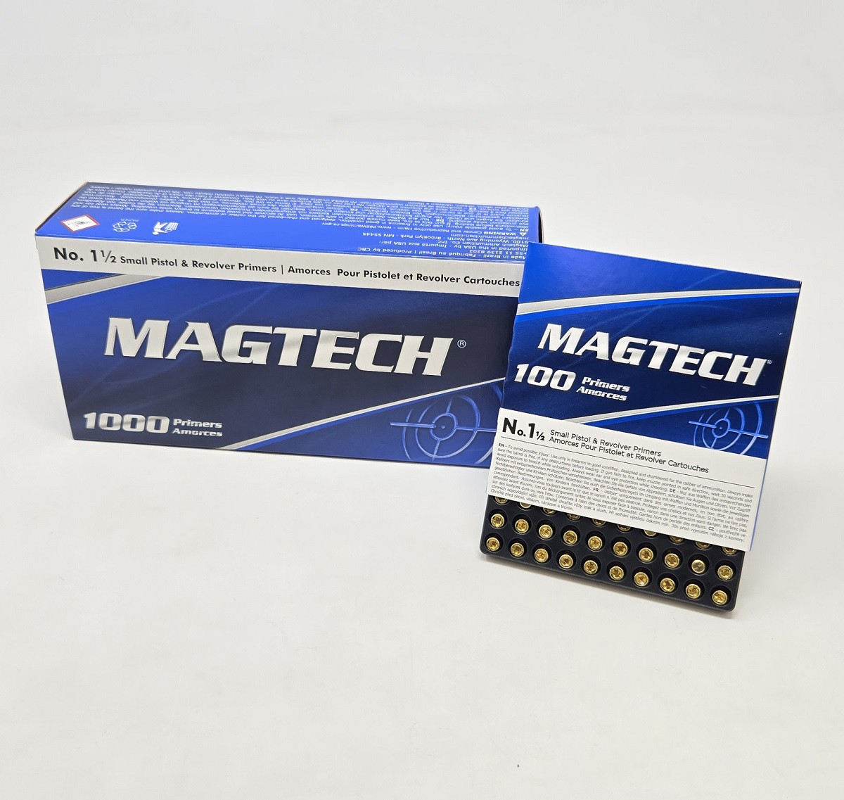 Magtech Small Pistol Primers #1-1/2 MTPR-SP 1000 Count