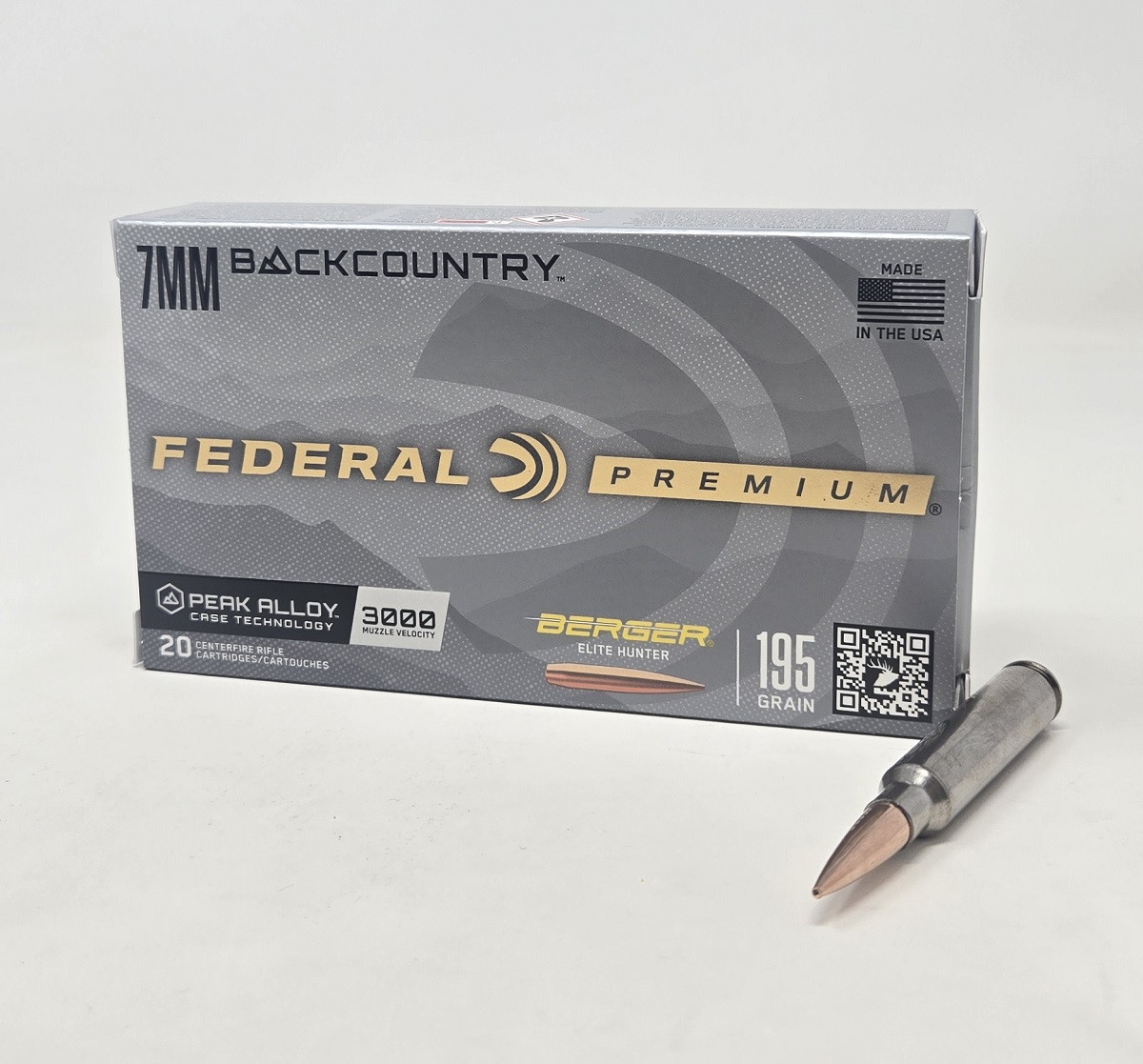Federal Premium 7mm Backcountry Ammunition P7BCEH1 195 Grain Berger ...