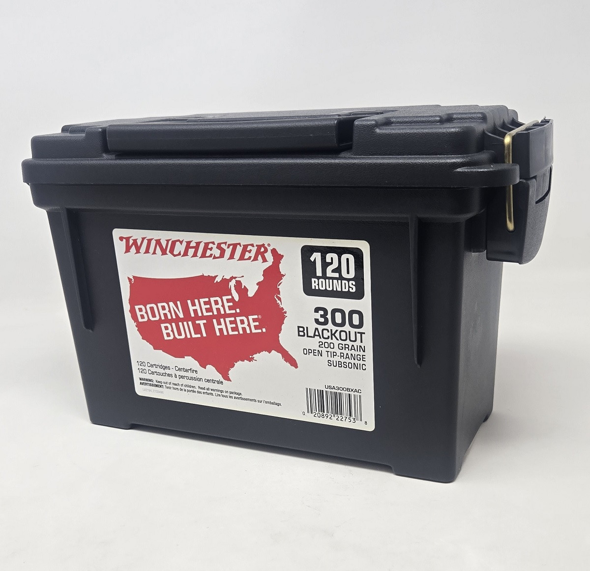 Winchester 300 AAC Blackout Ammunition USA300BXAC 200 Grain Subsonic ...