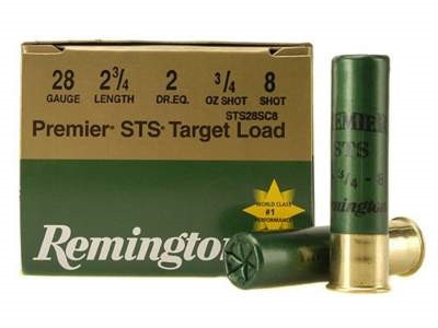 Remington 28 Gauge Ammunition STS28SC8 Premier STS Target Load 2 3/4" 2 ...