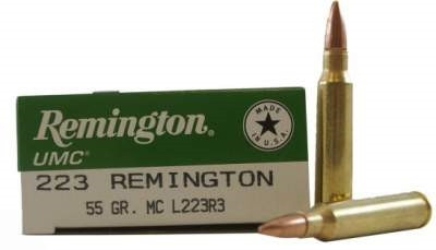 Remington 223 Rem L223R3 55 gr FMJ 20 per box