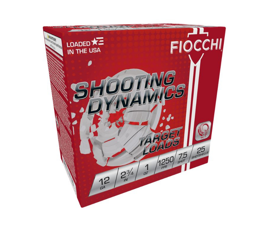 Fiocchi 12 Gauge Ammunition Shooting "X" Dynamic 12SD1X75 2-3/4" #7.5 ...