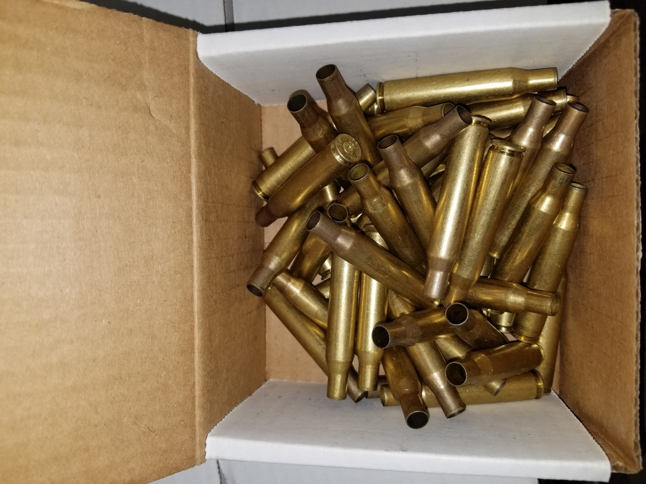 270 Win Once Fired Brass Casings Raw Not Washed 50 Pieces