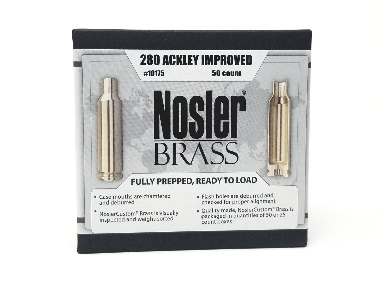 Nosler 280 Ackley Reloading Brass 10175 50 Pieces