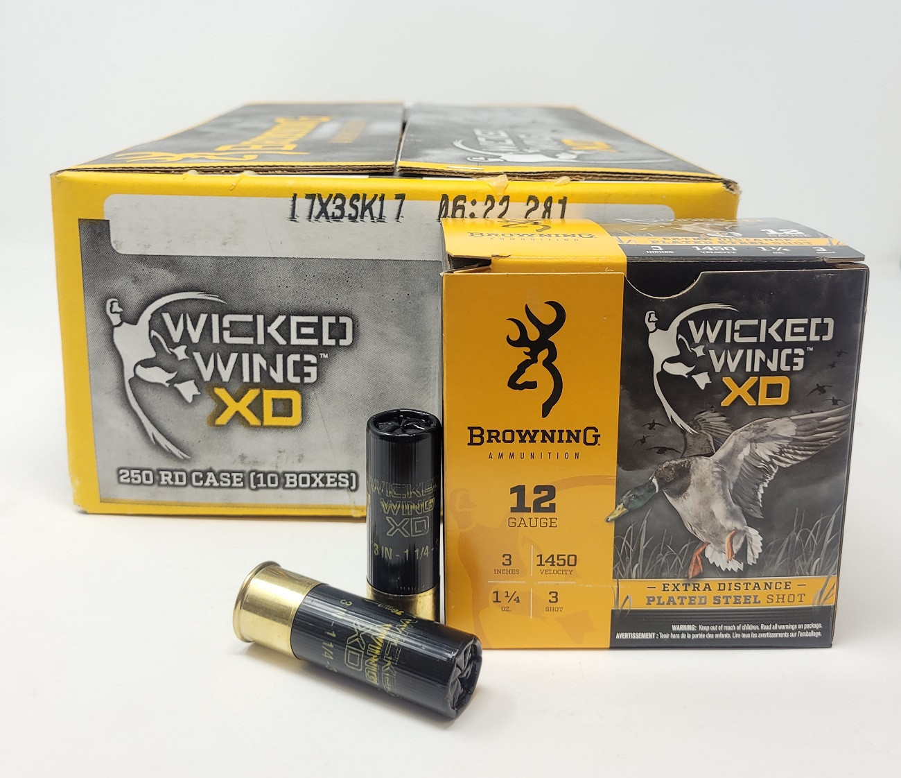 Browning 12 Gauge Wicked Wing XD Ammunition B193411232 3" #2 Plated ...