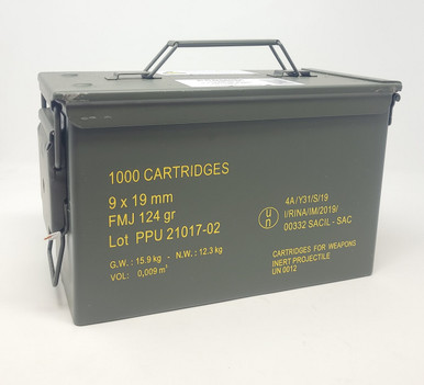 Prvi PPU Rangemaster 9mm Ammunition PPRM9M 124 Grain Full Metal Jacket ...