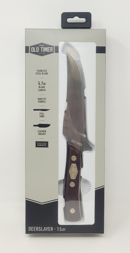 Old Timer Deerslayer Full Tang Knife OLT15OT 5.7" Blade Sawcut ...