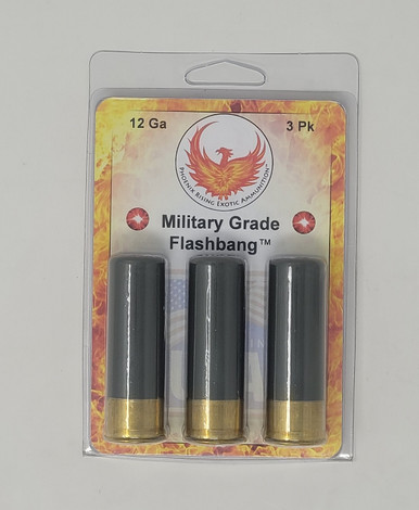 Phoenix Rising 12 Gauge Ammunition PRFLASHBANG 2-3/4" Military Grade ...