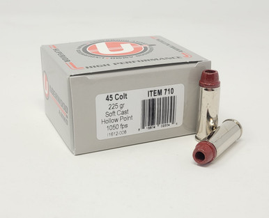 Underwood 45 Colt Ammunition UW710 225 Grain Soft Cast Hollow Point 20 ...