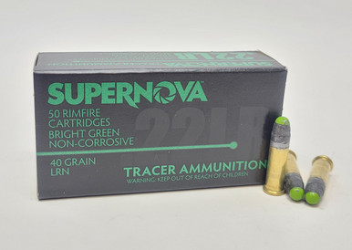 Supernova 22 LR Ammunition PMSN22LRG 40 Grain Green Tracer Round Nose ...