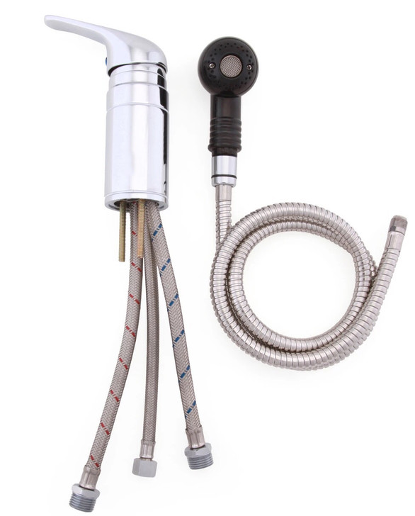 Single Handle Faucet and Built in Vacuum Beaker - Spa Source