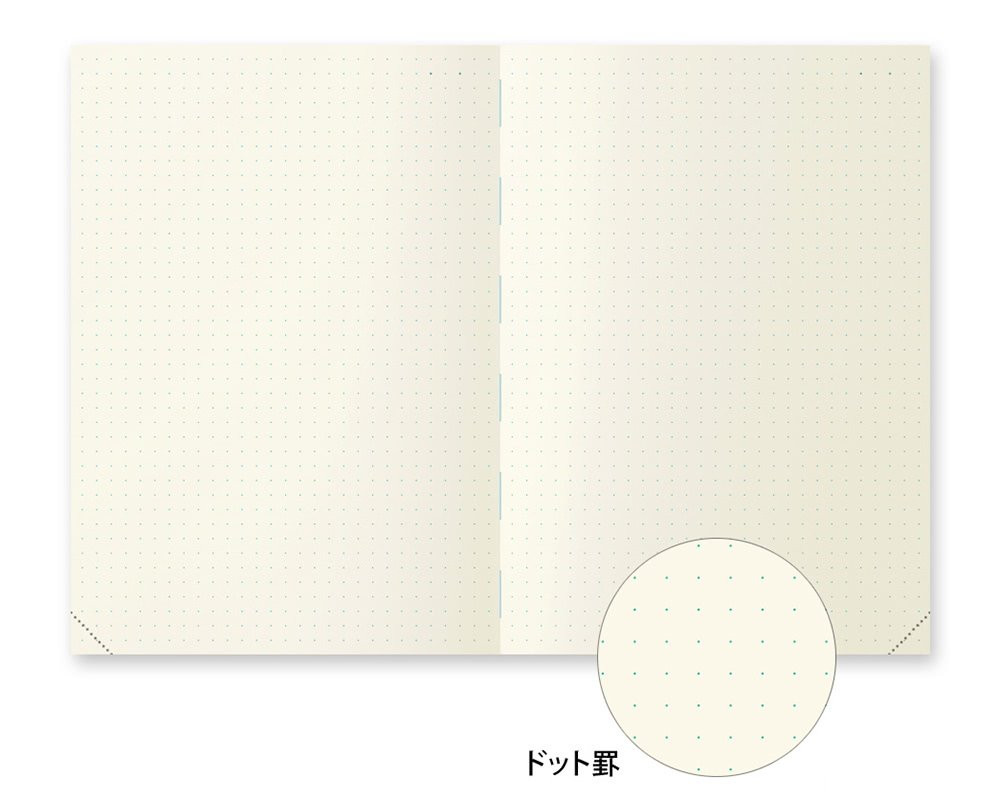 Midori MD Notebook Journal Codex - A5, Dot Grid - Ivory - Cardinal Pens ...