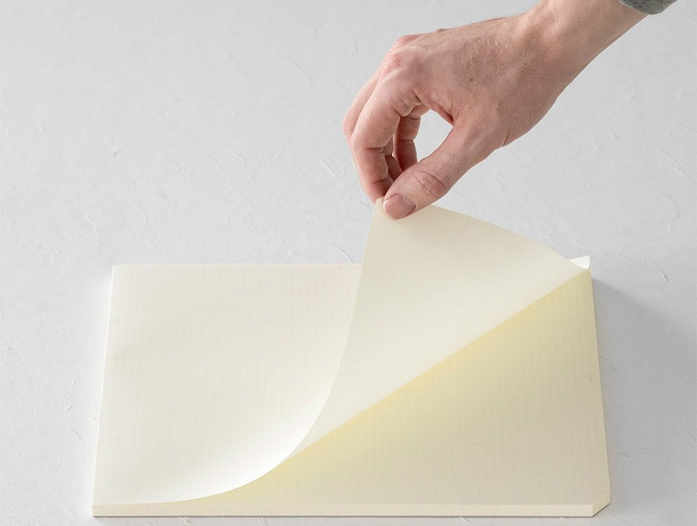 Midori MD Notepad - A4, Graph - Cream - Cardinal Pens & Paper