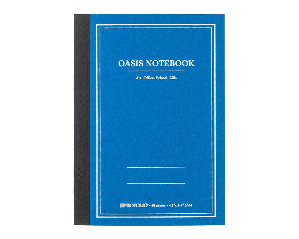 ProFolio Oasis Notebook - A6, Sky - Cardinal Pens & Paper