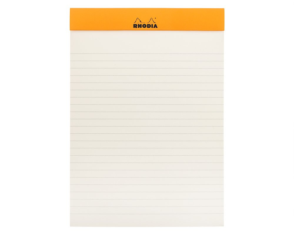 Rhodia No. 16 Premium Notepad - A5, Lined - Black - Cardinal Pens & Paper