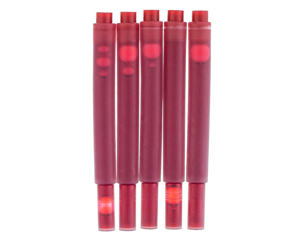 Lamy Red Ink Cartridges (5 Pack) - Cardinal Pens & Paper