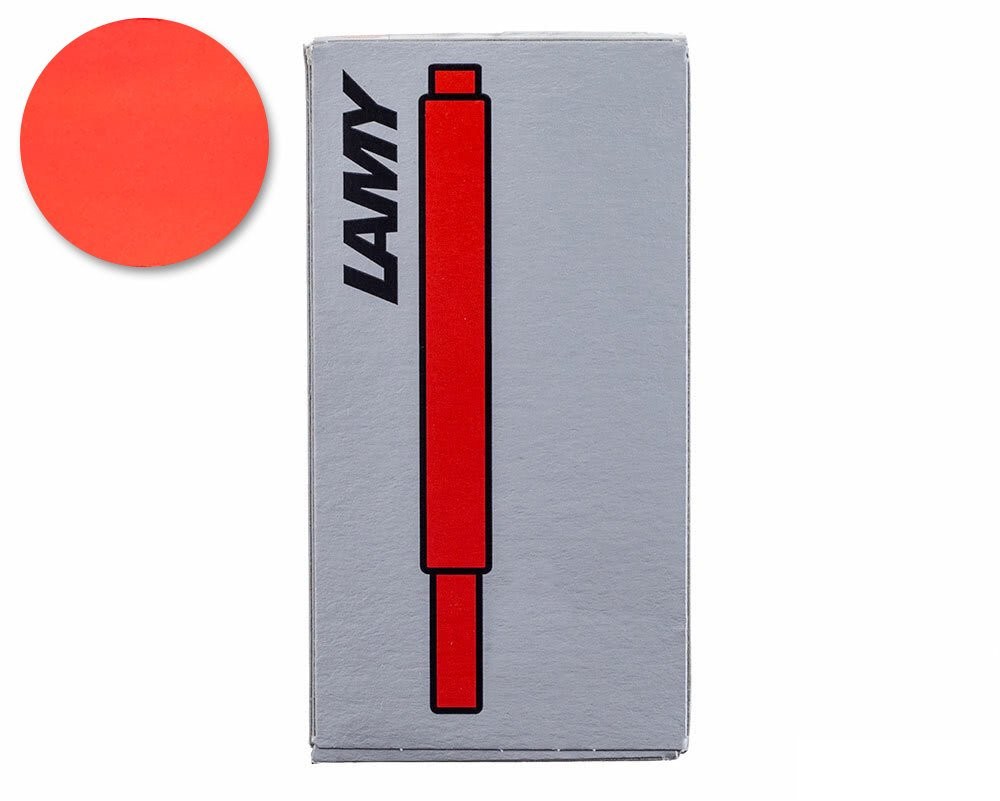 Lamy Red Ink Cartridges (5 Pack) - Cardinal Pens & Paper