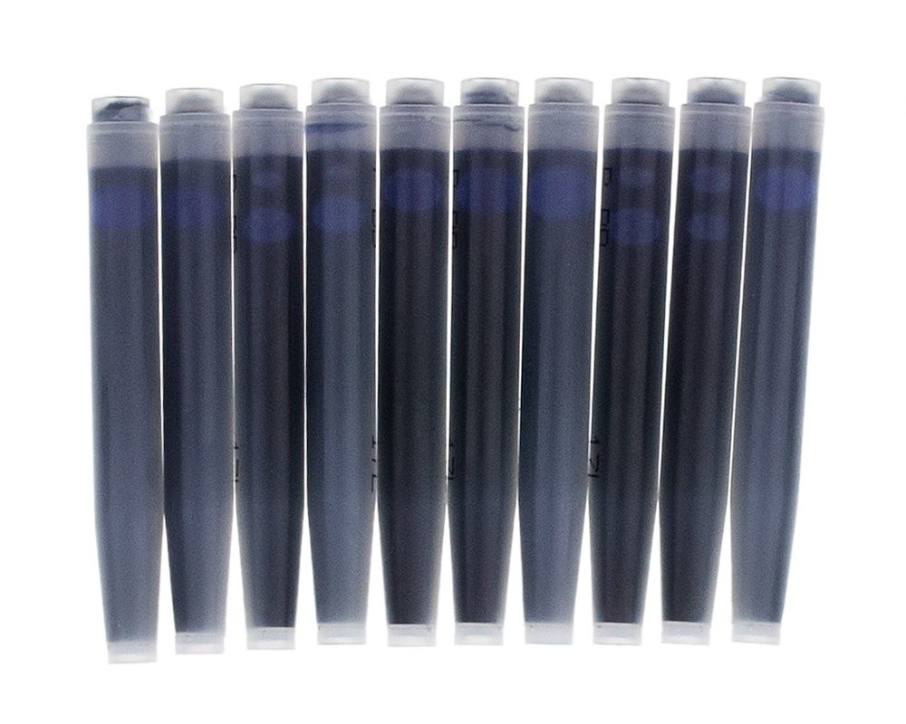 Platinum Blue-Black Ink Cartridges (10 Pack) - Cardinal Pens & Paper