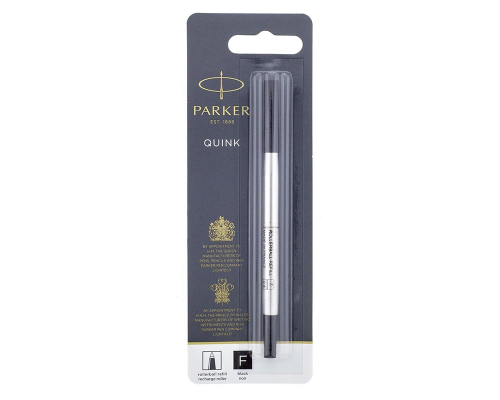 Parker Rollerball Refill - Black, Fine - Cardinal Pens & Paper