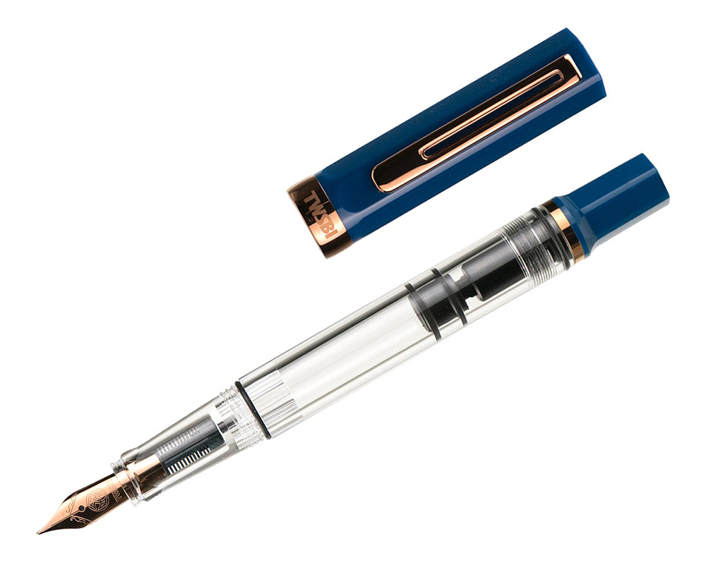 TWSBI ECO Fountain Pen - Indigo Blue with Bronze - Cardinal Pens & Paper