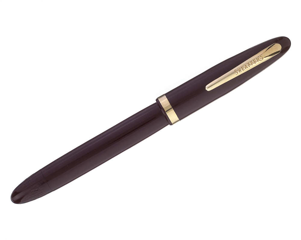 Sheaffer Admiral Touchdown - Burgundy - 14kt Medium Nib (2025-0701-10 ...
