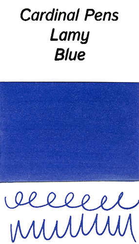 Lamy Blue Ink Sample (4ml Vial) - Cardinal Pens & Paper