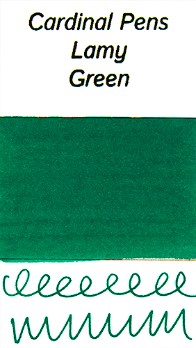 Lamy Green Ink Sample (4ml Vial) - Cardinal Pens & Paper