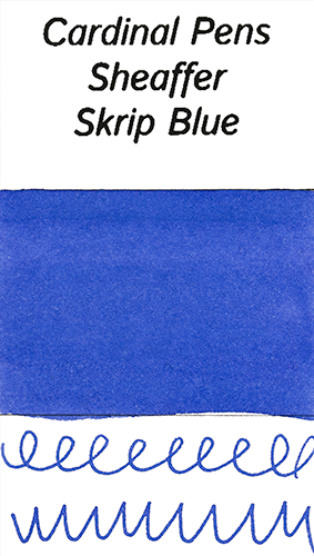 Sheaffer Blue Ink Sample (4ml Vial) - Cardinal Pens & Paper