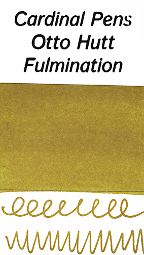 Otto Hutt Fulmination Scented Ink Sample (4ml Vial) - Cardinal Pens & Paper