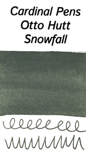 Otto Hutt Snowfall Scented Ink Sample (4ml Vial) - Cardinal Pens & Paper
