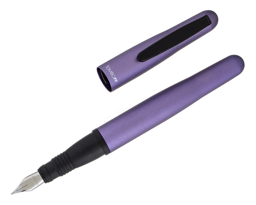 Tombow Object Fountain Pen - Purple, Steel Medium Nib (2025-1108-17 ...