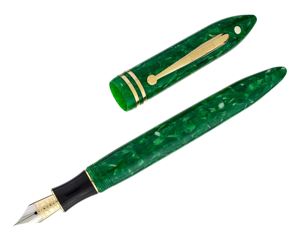 Sheaffer Balance II Fountain Pen - Jade with Gold Trim, 18kt Fine Nib ...