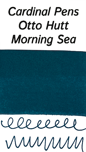 Otto Hutt Morning Sea Scented Ink Sample (4ml Vial) - Cardinal Pens & Paper