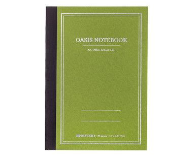 ProFolio Oasis Notebook - A6, Green - Cardinal Pens & Paper