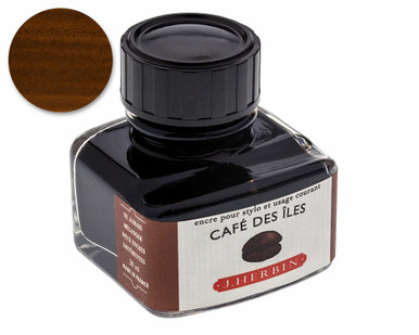 Jacques Herbin Cafe des Iles Ink (30ml Bottle) - Cardinal Pens & Paper