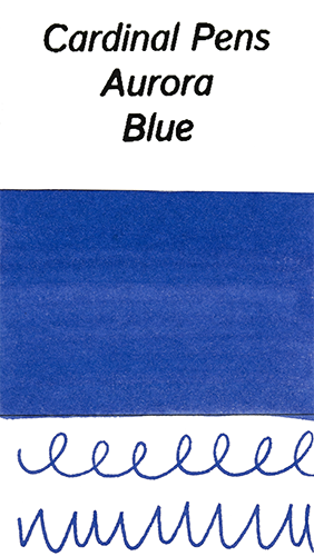 Aurora Blue Ink Sample (4ml Vial) - Cardinal Pens & Paper