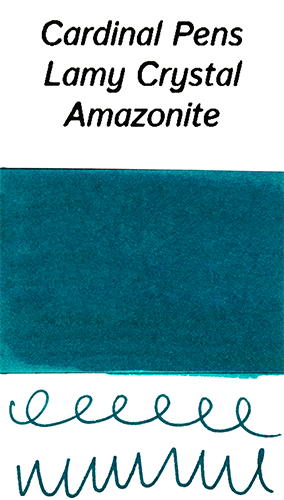 Lamy Crystal Amazonite Ink Sample (4ml Vial) - Cardinal Pens & Paper