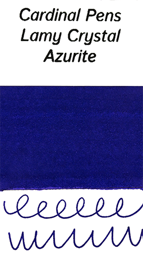 Lamy Crystal Azurite Ink Sample (4ml Vial) - Cardinal Pens & Paper