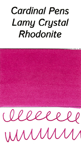 Lamy Crystal Rhodonite Ink Sample (4ml Vial) - Cardinal Pens & Paper