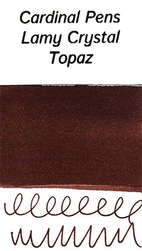 Lamy Crystal Topaz Ink Sample (4ml Vial) - Cardinal Pens & Paper