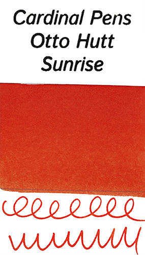 Otto Hutt Sunrise Scented Ink Sample (4ml Vial) - Cardinal Pens & Paper