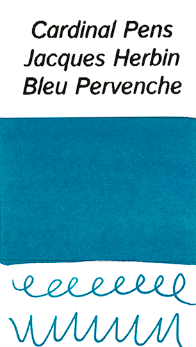 Jacques Herbin Bleu Pervenche Ink Sample (4ml Vial) - Cardinal Pens & Paper