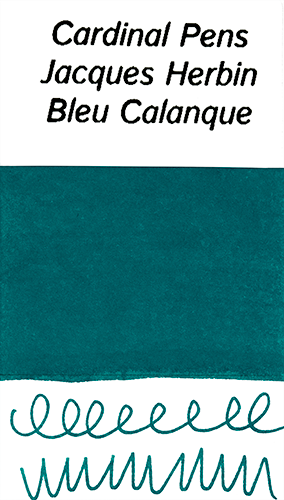 Jacques Herbin Bleu Calanque Ink Sample (4ml Vial) - Cardinal Pens & Paper