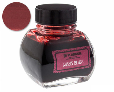 Platinum Cassis Black Ink (60ml Bottle) - Cardinal Pens & Paper