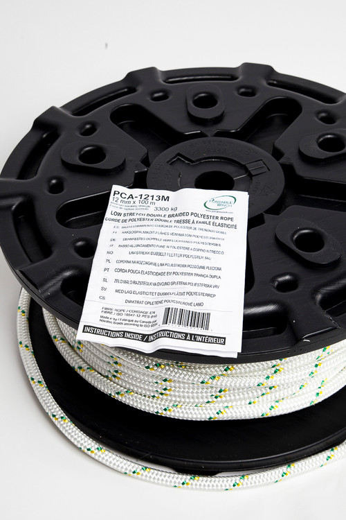 Portable Winch 1/2" x 328' Double Braid Polyester Rope - Northern Woodsmen