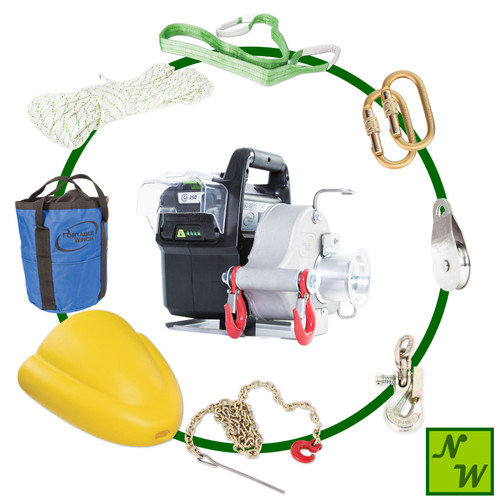 Portable Winch PCW3000-Li Forestry Kit - Northern Woodsmen