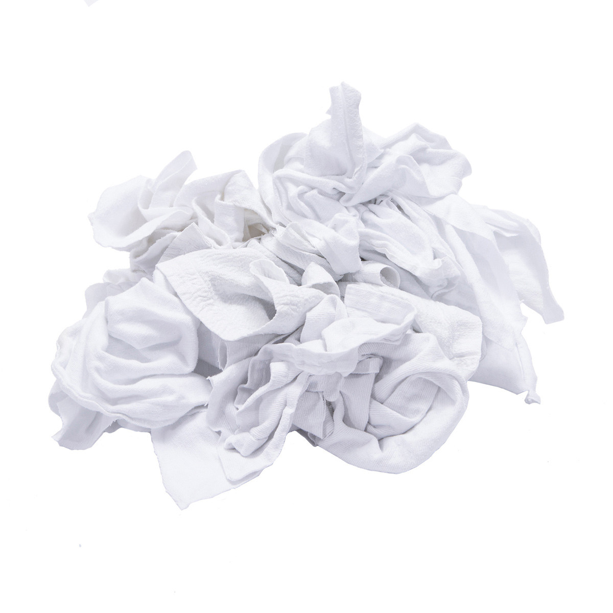 Wholesale Flannel Rags Bulk Recycled White 50 Lb. box