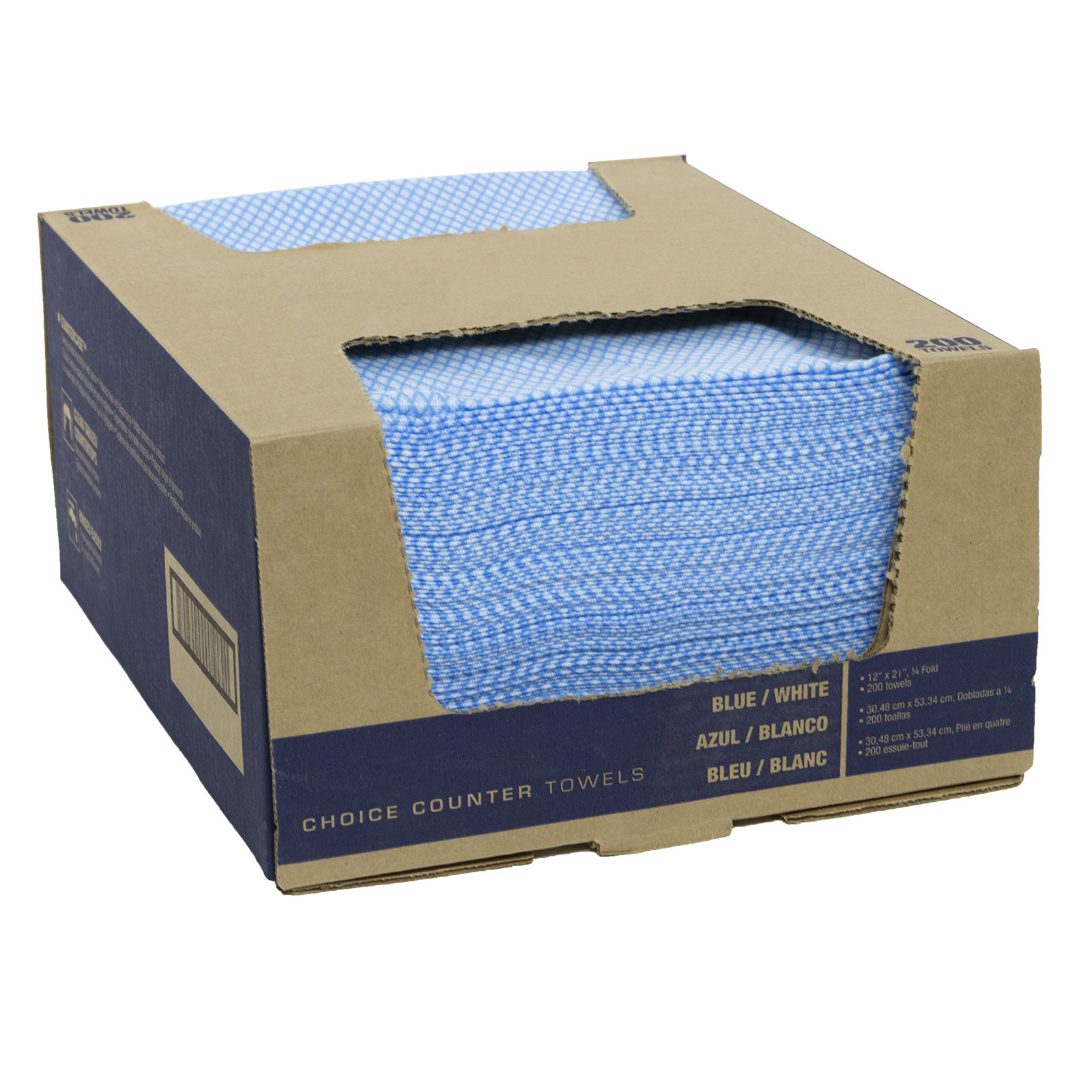 Food Service Wiper Blue Medium Weight