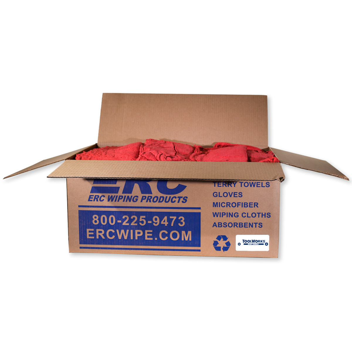 Wholesale Red Shop Towels 25 Lb Box New